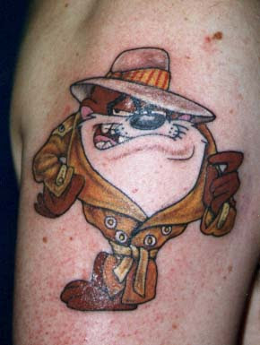 picture tattoo collection: Taz Tattoos