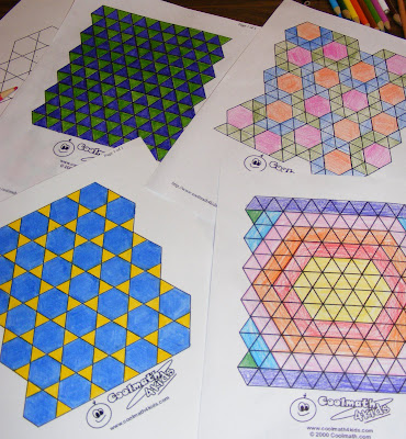 Ten kids and a Dog: Tessellations: Geometric Art