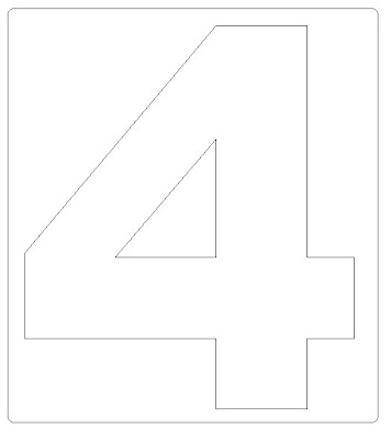 coisas da Ana Paula: moldes dos numerais