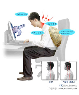 anthropologist: Turtle neck syndrome