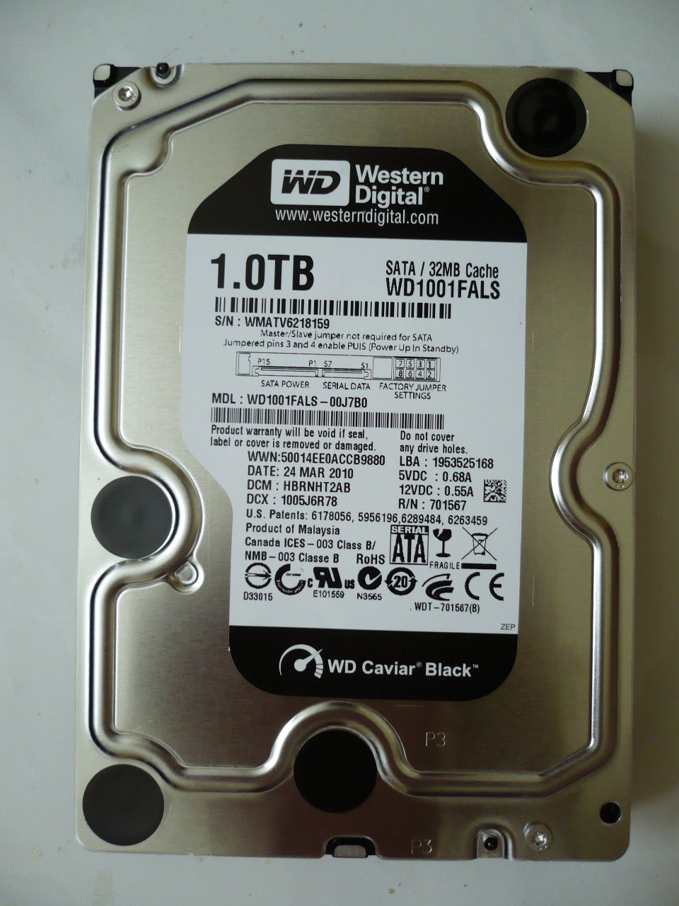 YC's Blog: My new 1TB hard disk