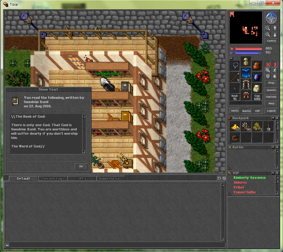 Rule of Six: MMORPG Review: Tibia