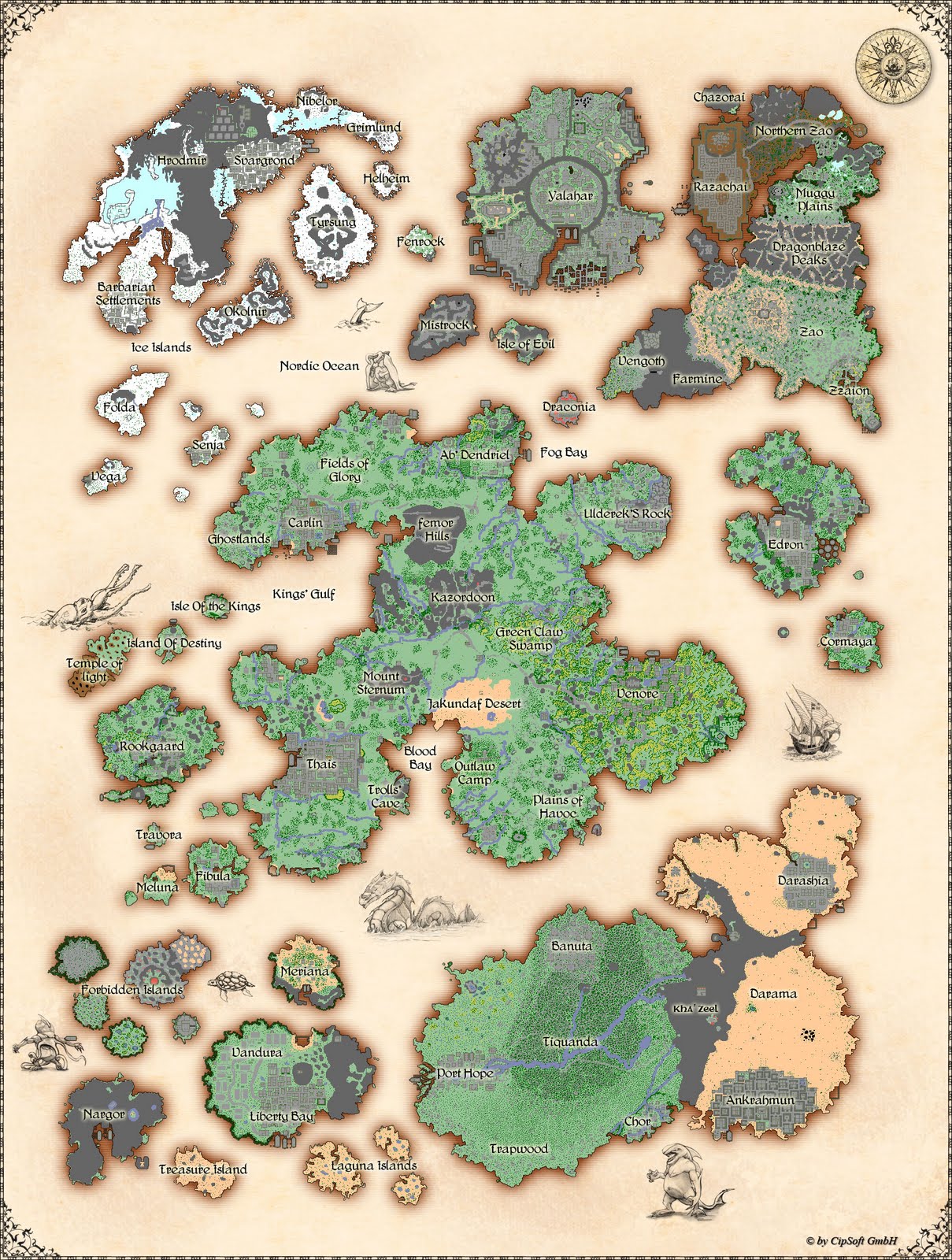 Rule of Six: MMORPG Review: Tibia