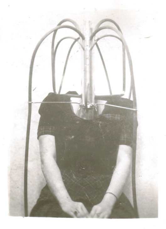 Anonymous Works: A Headless Girl Illusion Sideshow Photo
