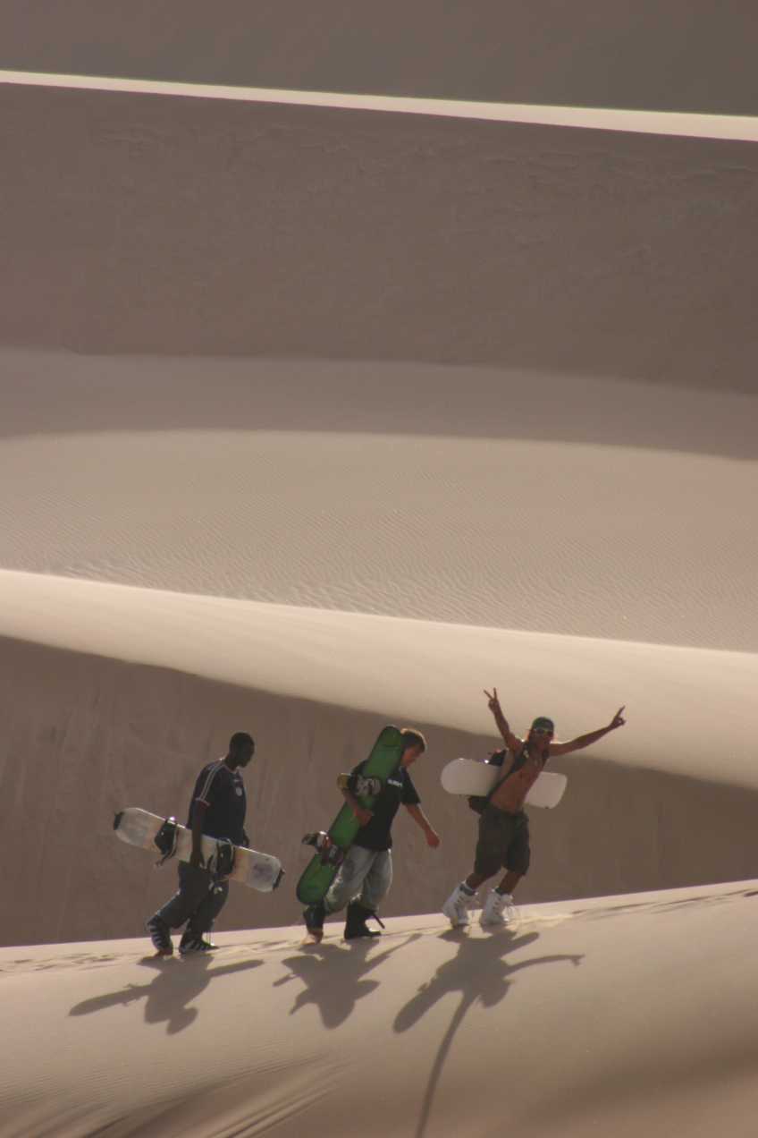 Regina on Top of the World: KC Waffle Dog and Sandboarding