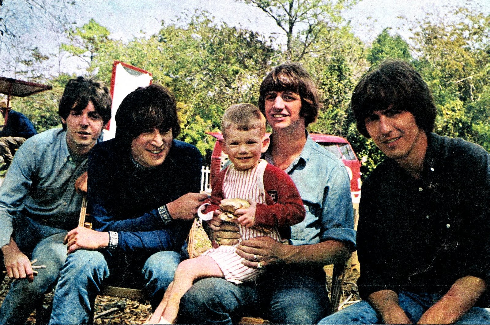 Meet the Beatles for Real: Beatles and a kid