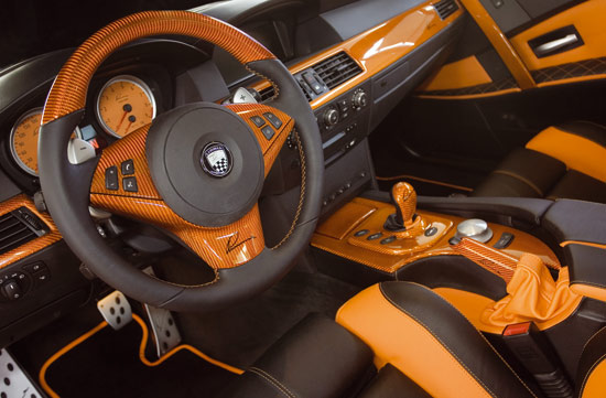 Automotive Led: BMW M5 INterior Design