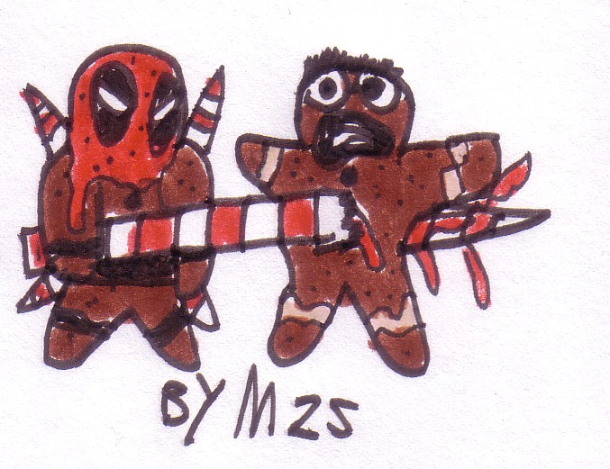 MAXIMUM SUMII: On the 18th day of Christmas "gingerbread Deadpool"