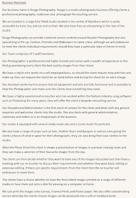 Rouge: Written Rationale- Final Drafts