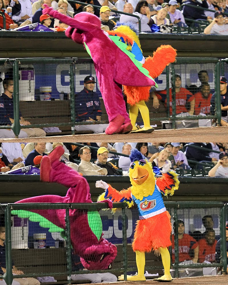 Dylan Heuer Productions: 8/28 - Barney versus the Famous Chicken