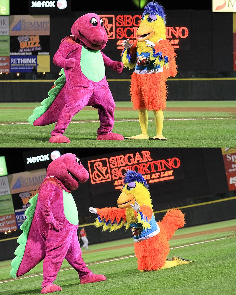 Dylan Heuer Productions: 8/28 - Barney versus the Famous Chicken