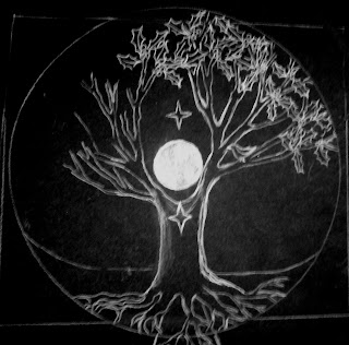 ART FULL MUSINGS: Evolution of a Mandala -Full Moon Mandala