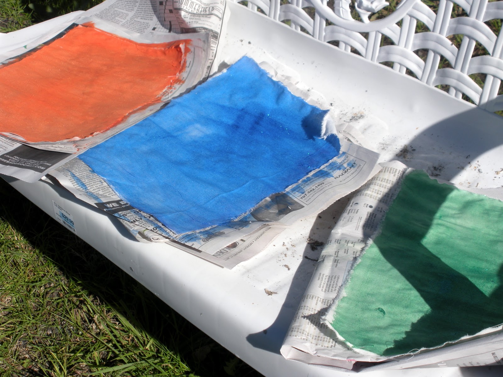 ART FULL MUSINGS: Day of Creating Prayer Flags...in process