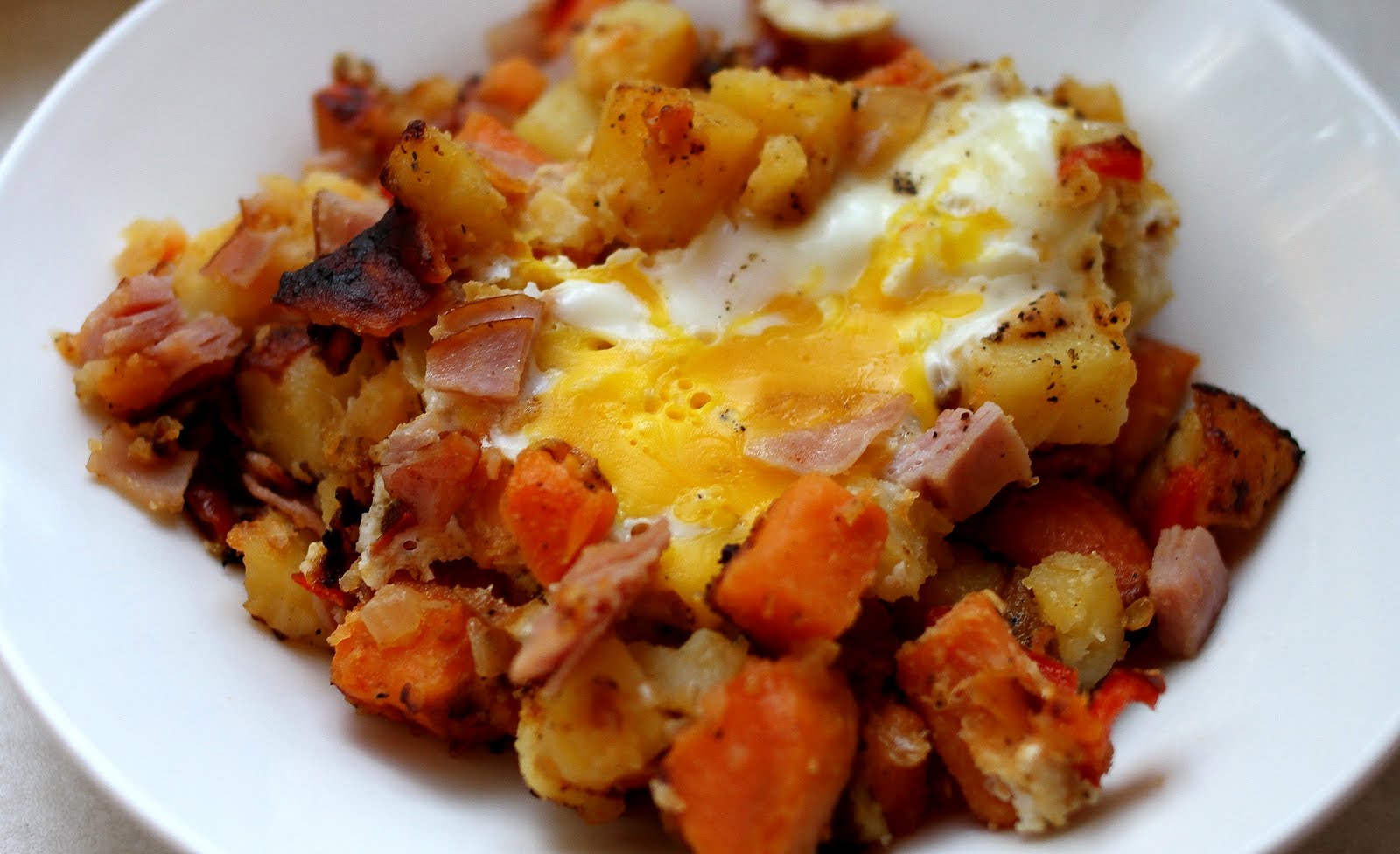On My Menu: Ham and Sweet Potato Hash