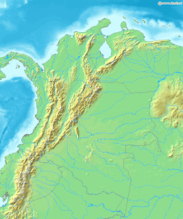 Pyro's Coffee: Topographic Map of Colombia