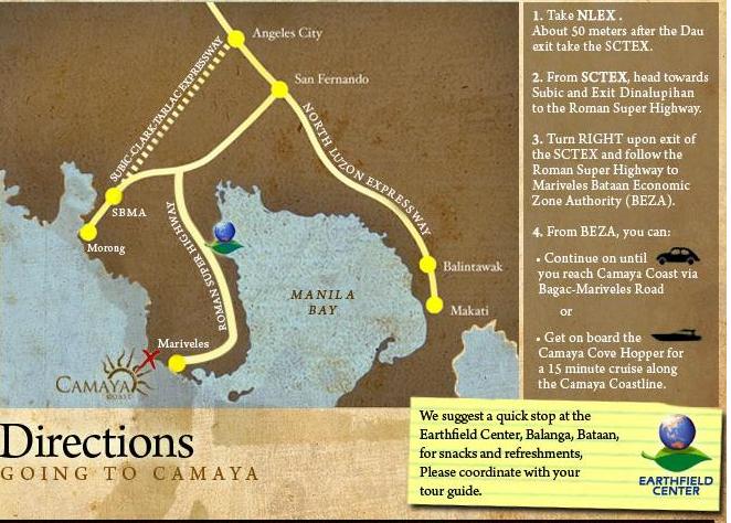 Camaya Coast: Camaya Coast Map
