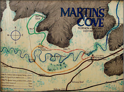 Martins Cove Trek 2010: Map of Martins Cove