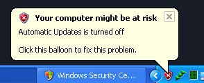 The-Online-Quest: How To Disable Windows XP Security Alerts