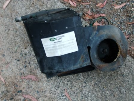 Land Rover 200 Tdi Defender owner: Replacing the Heater Matrix on the ...