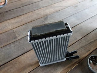 Land Rover 200 Tdi Defender owner: Replacing the Heater Matrix on the ...