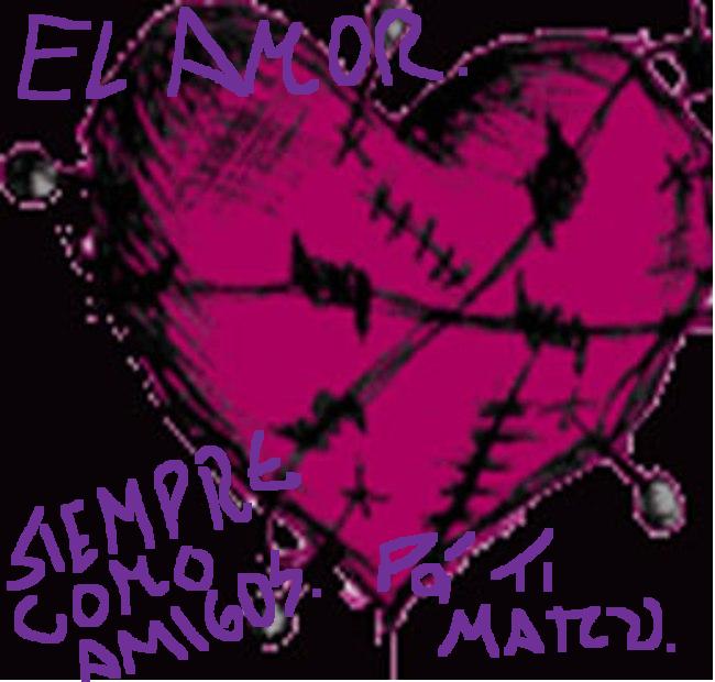 Imagenes de corazones de emos enamorados - Imagui