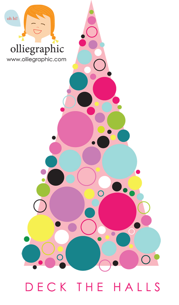 Be Different...Act Normal: Polka Dot Christmas Tree Printable