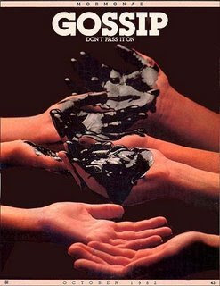 Rejoice in Christ: Mormonads: Gossip