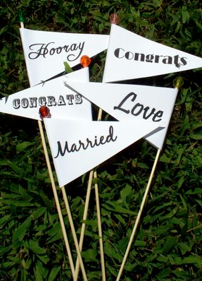 Nüage Mulberry Digital Art: Wedding Send Off Signs