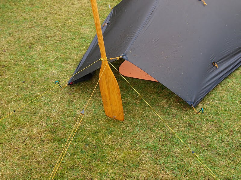 Stayin' Alive: Alpkit Rig 7 Tarp, Pitching with Paddles
