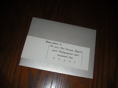 Future Mrs. Estridge!: Wrap around address labels! DIY