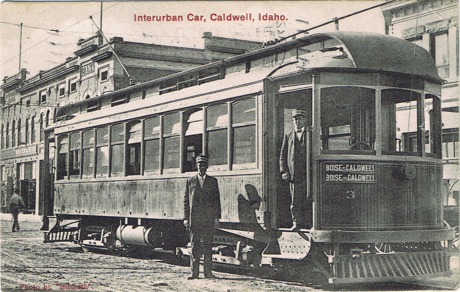 Idaho Meanderings: Interurban Car in Caldwell, Idaho