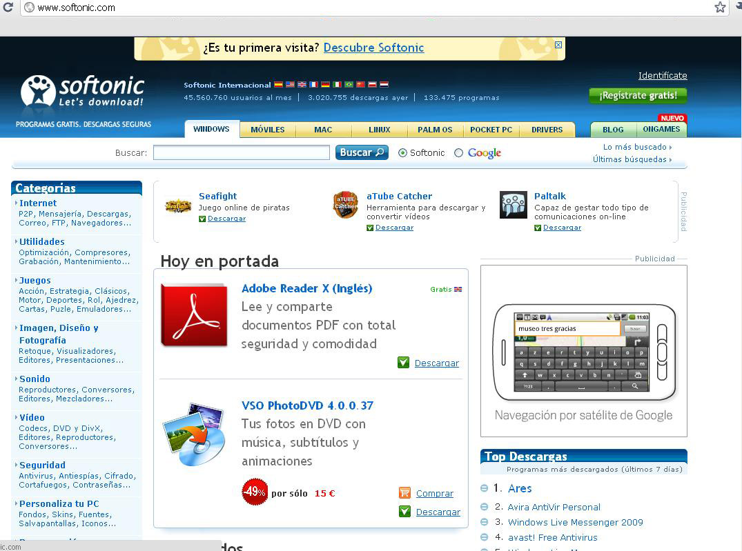 Carlos Catala Lopez Blog: Softonic.com