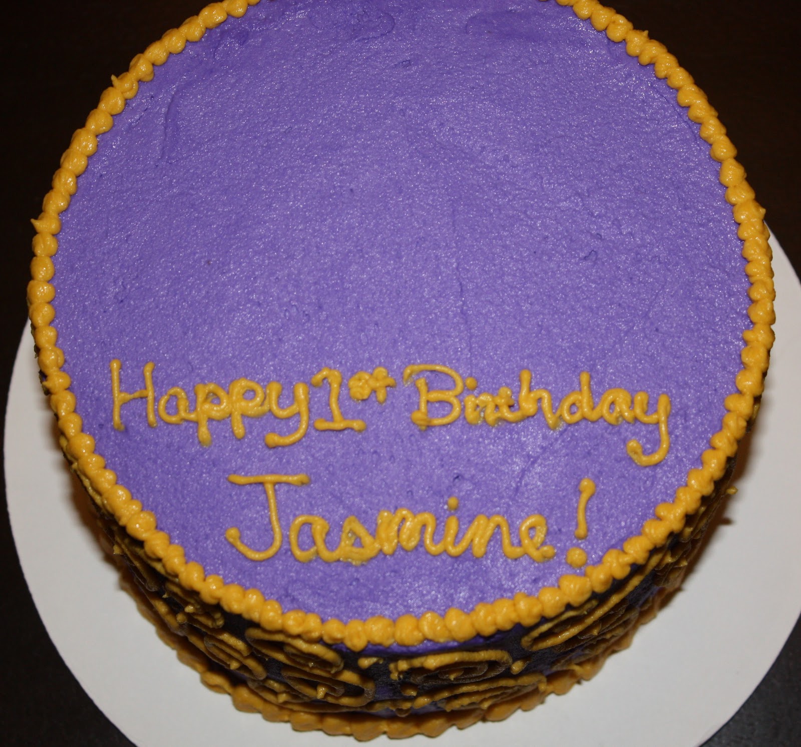 Becca's Blue Bakery: Magic Carpet Cake