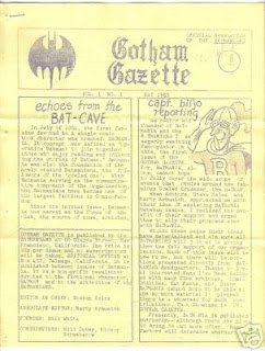 Comic Book Fanzines: Chain Letters for Disturbed Children: Gotham ...