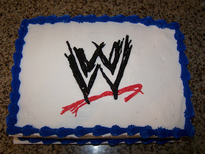 Trish's Treats: WWE Logo Cake