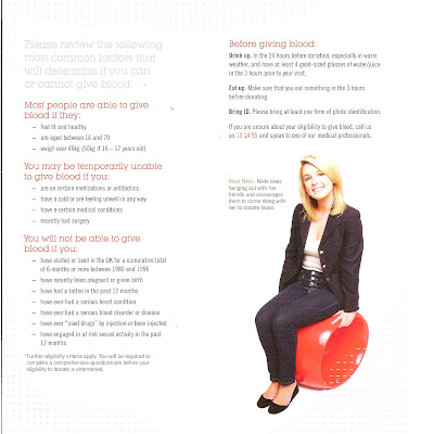 GRP 226 Advertising Design: Red Cross Blood Service Poster