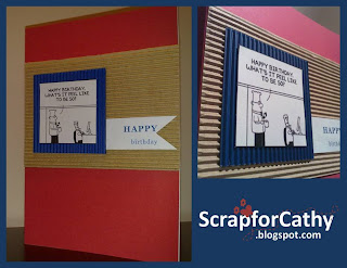 Scrap for Cathy: Dilbert says Happy Birthday!