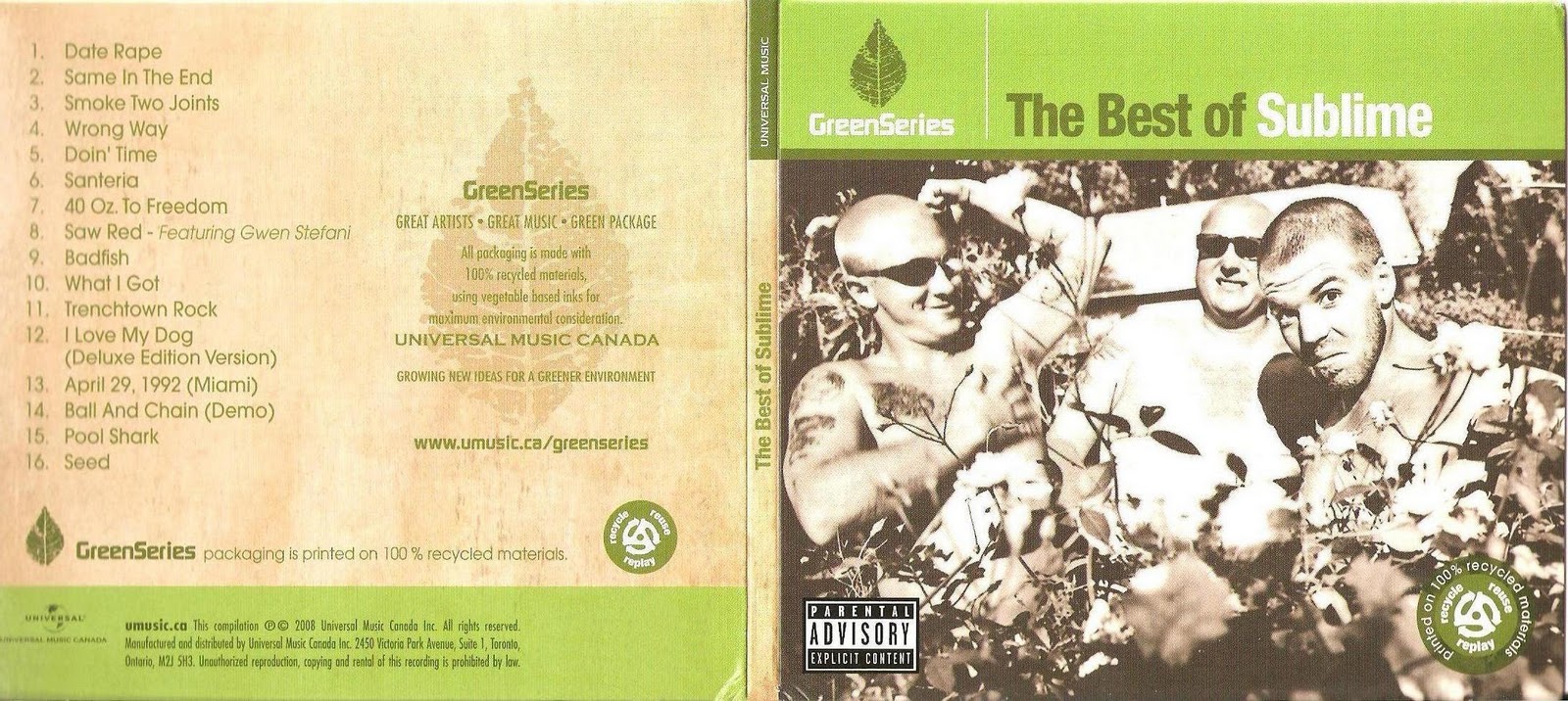 Hard Surf Core: Sublime - Best of sublime (2008)