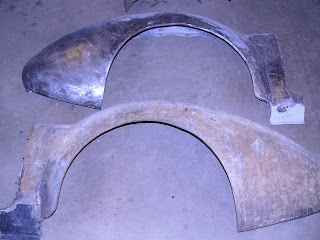 MGA Restoration: Rear Fenders