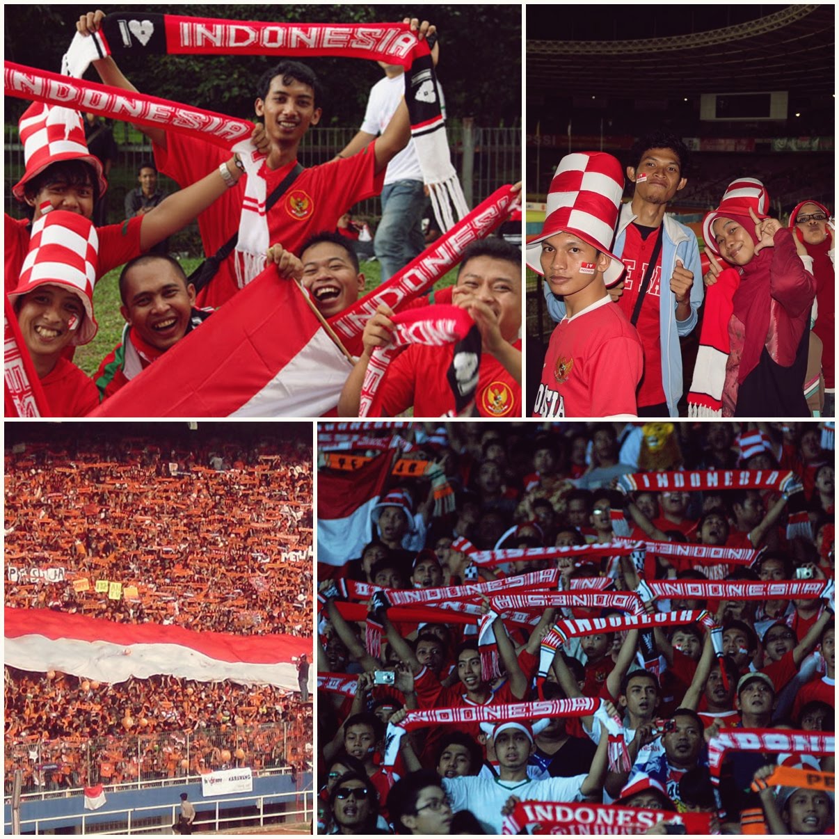 Dukungan Tanpa Henti Suporter 'Merah Putih' + [Video] ~ SETAN OREN