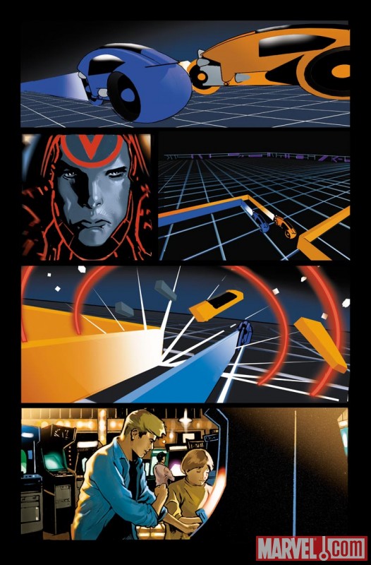Comicpalooza Blog: First Look At Tron Original Movie Comic Adaption