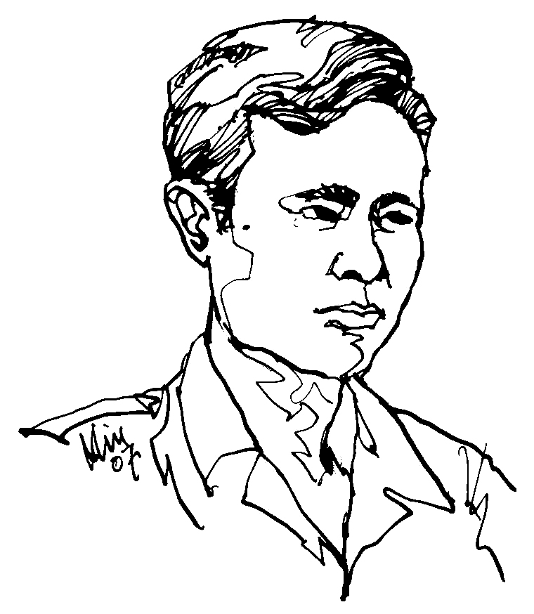 Min Kyaw Khine: My Sketches (Bogyoke Aung San)