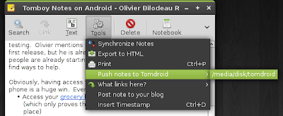 5:55 AM: Tomboy Notes on Android: Olivier Bilodeau Releases Tomdroid 0.1.0