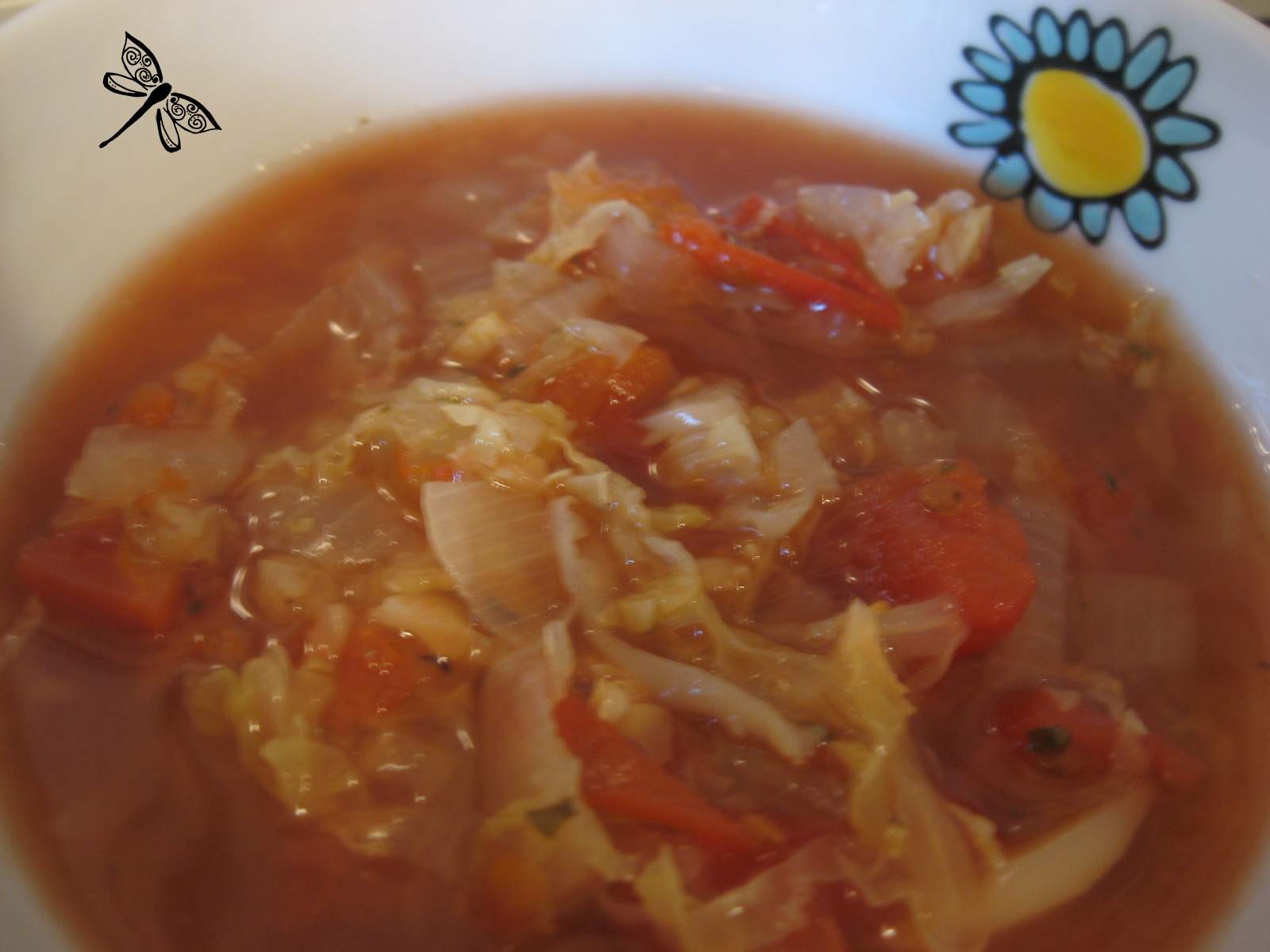 Libellule et ses spatules: Soupe aux choux