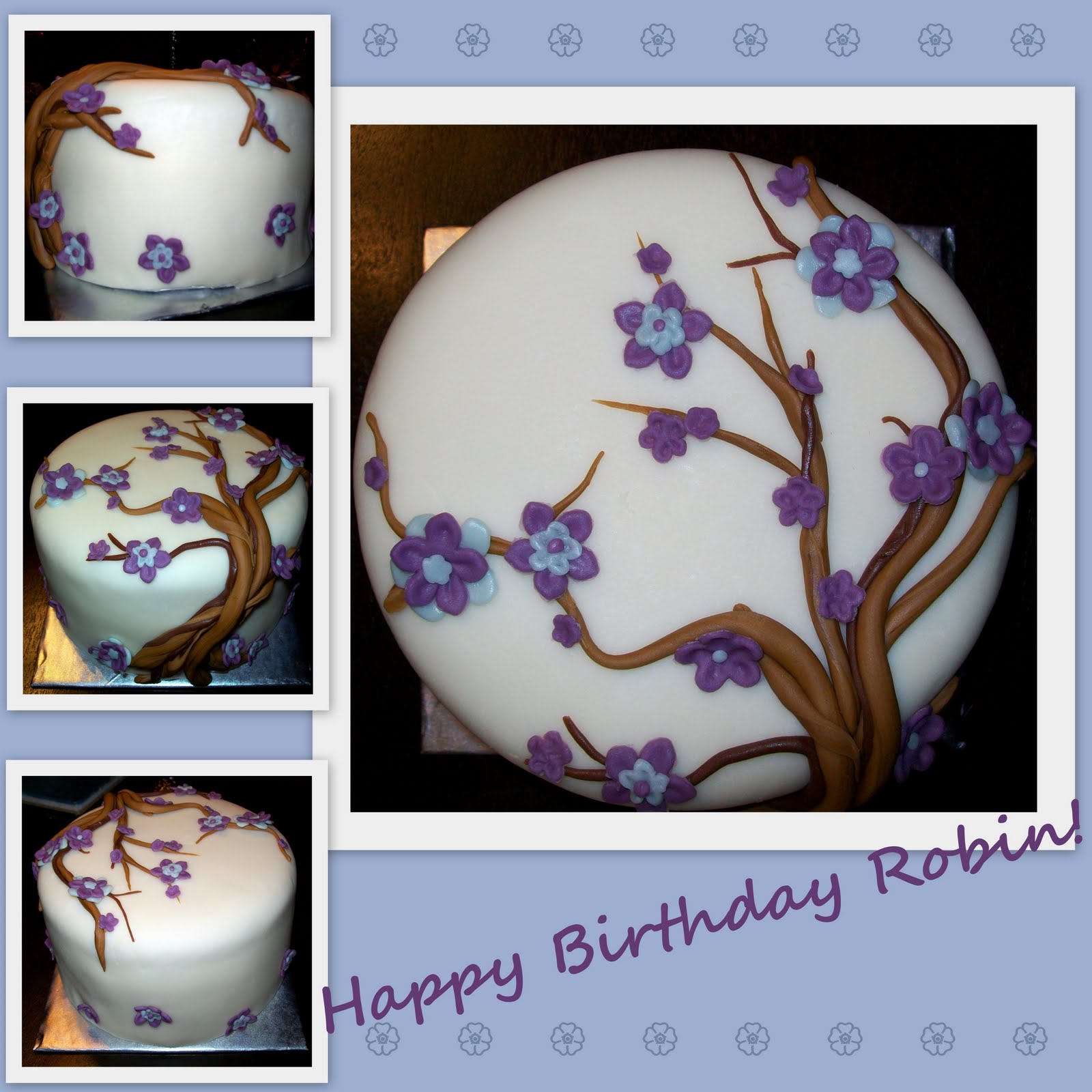 Katie's Cakes: Happy Birthday Robin!