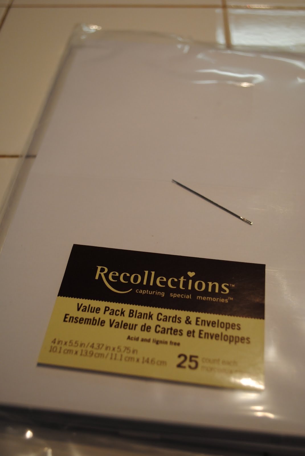 with a chance of: Adventures in Craftiness: Pinprick Cards