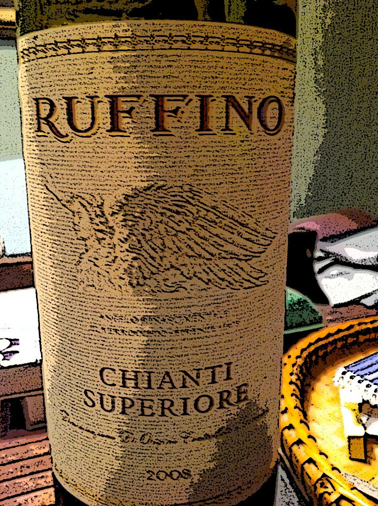 vigna uva vino: Ruffino Chianti Superiore 2008 DOCG
