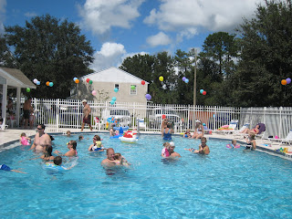 Our Little Princess- Jillian Grace: Jillian's 3rd Birthday pool party.