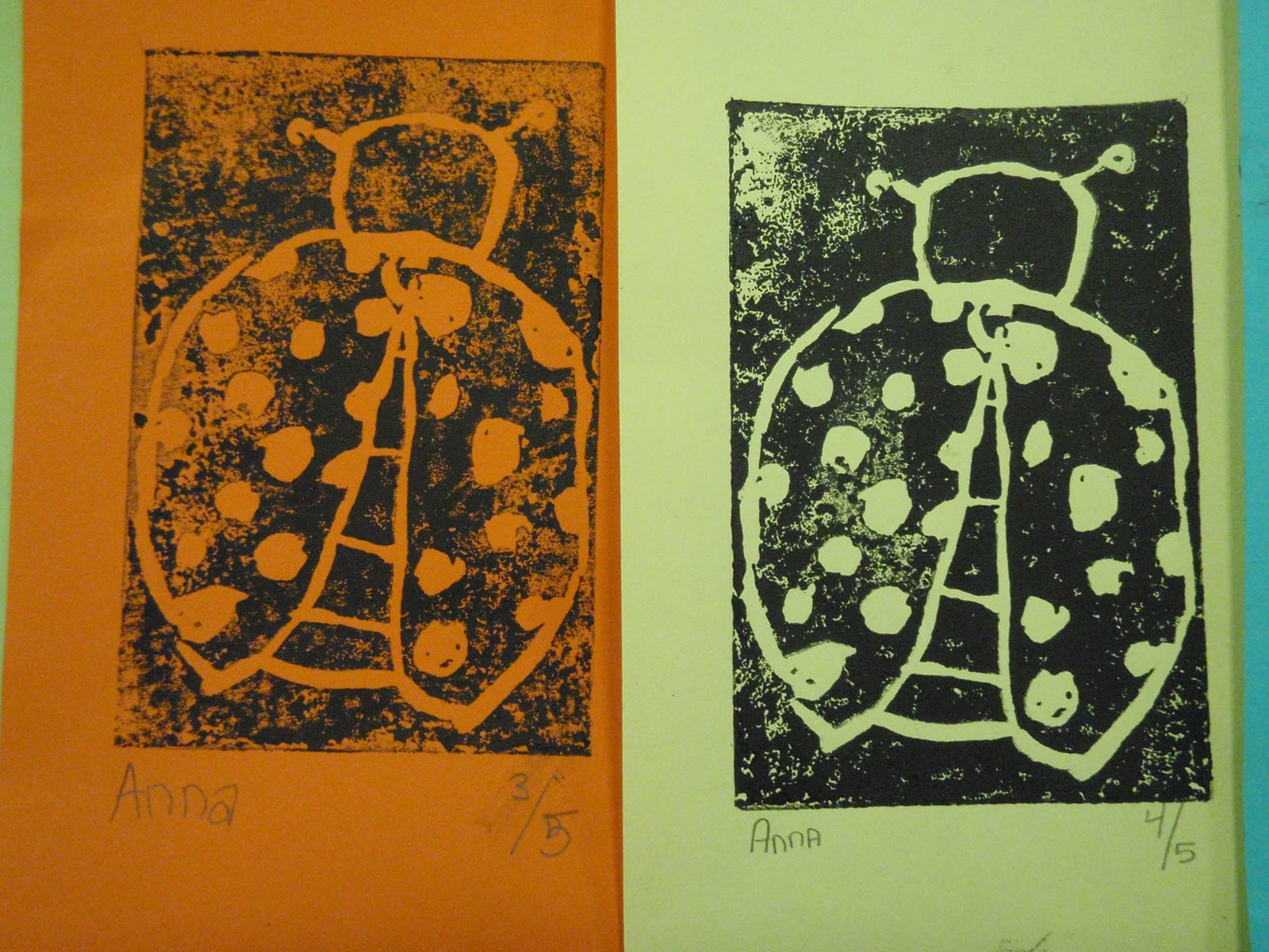 Organized Chaos: 2nd Grade - Printmaking Bugs