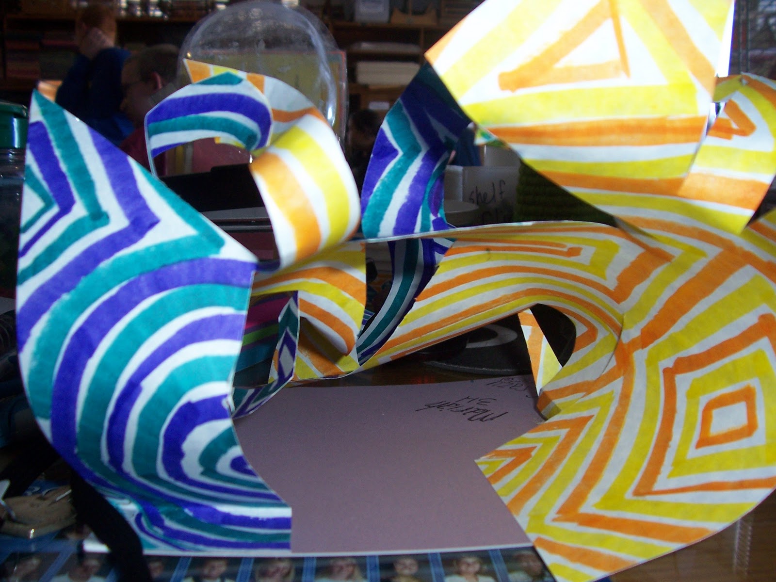 Organized Chaos: 2nd Grade - Paper Sculptures